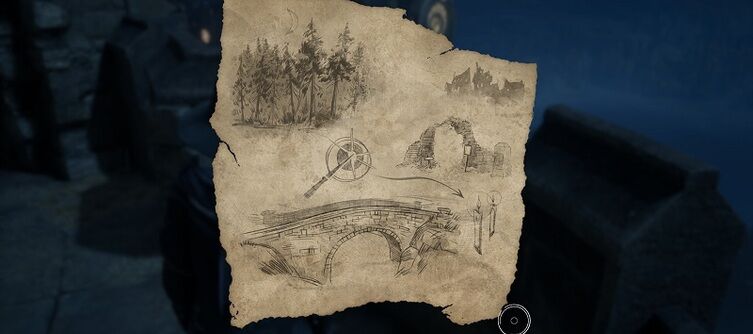 Hogwarts Legacy Ghost of Our Love Treasure Map - | GameWatcher