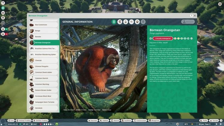Planet Zoo Animal List - All Animals We Know Of | GameWatcher