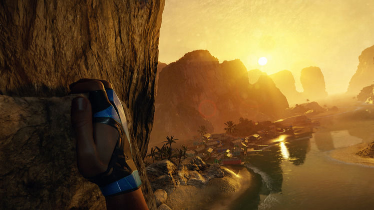 Crytek reveals new VR rock climbing game, The Climb | GameWatcher