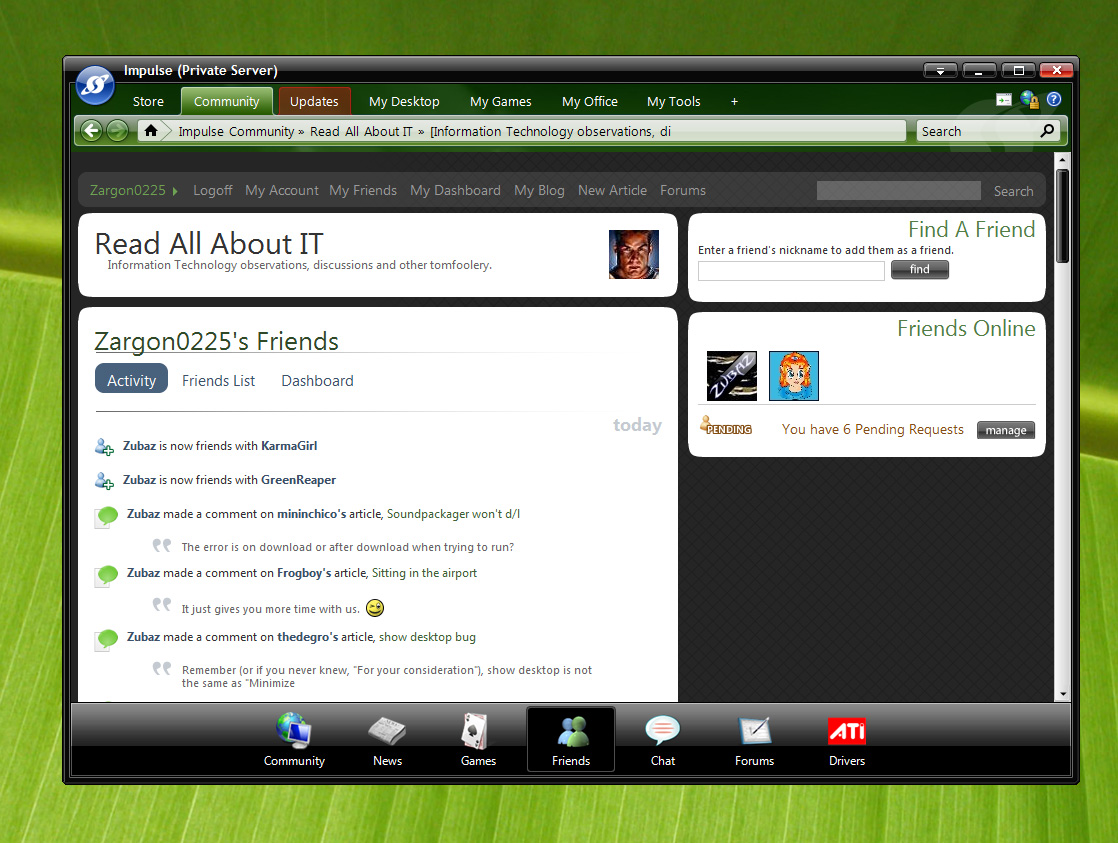 Impulse Interview PC Editorial | GameWatcher