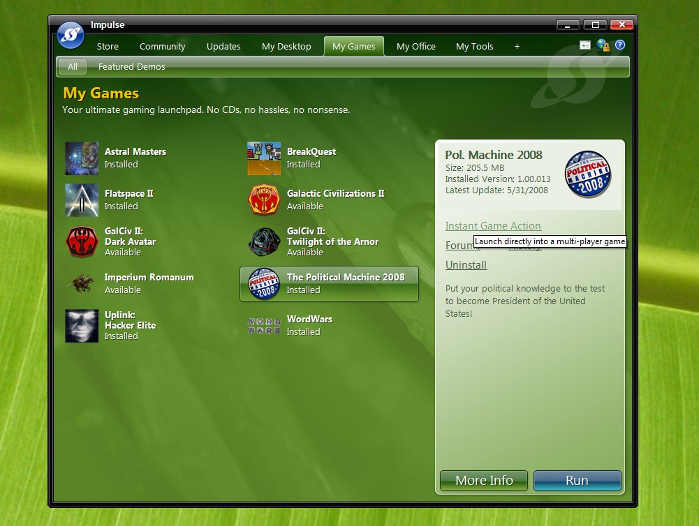 Impulse Interview PC Editorial | GameWatcher