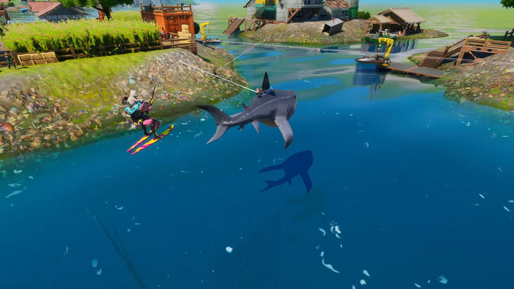 Fortnite Sharks - How to Ride and Loot a Shark in Season | GameWatcher