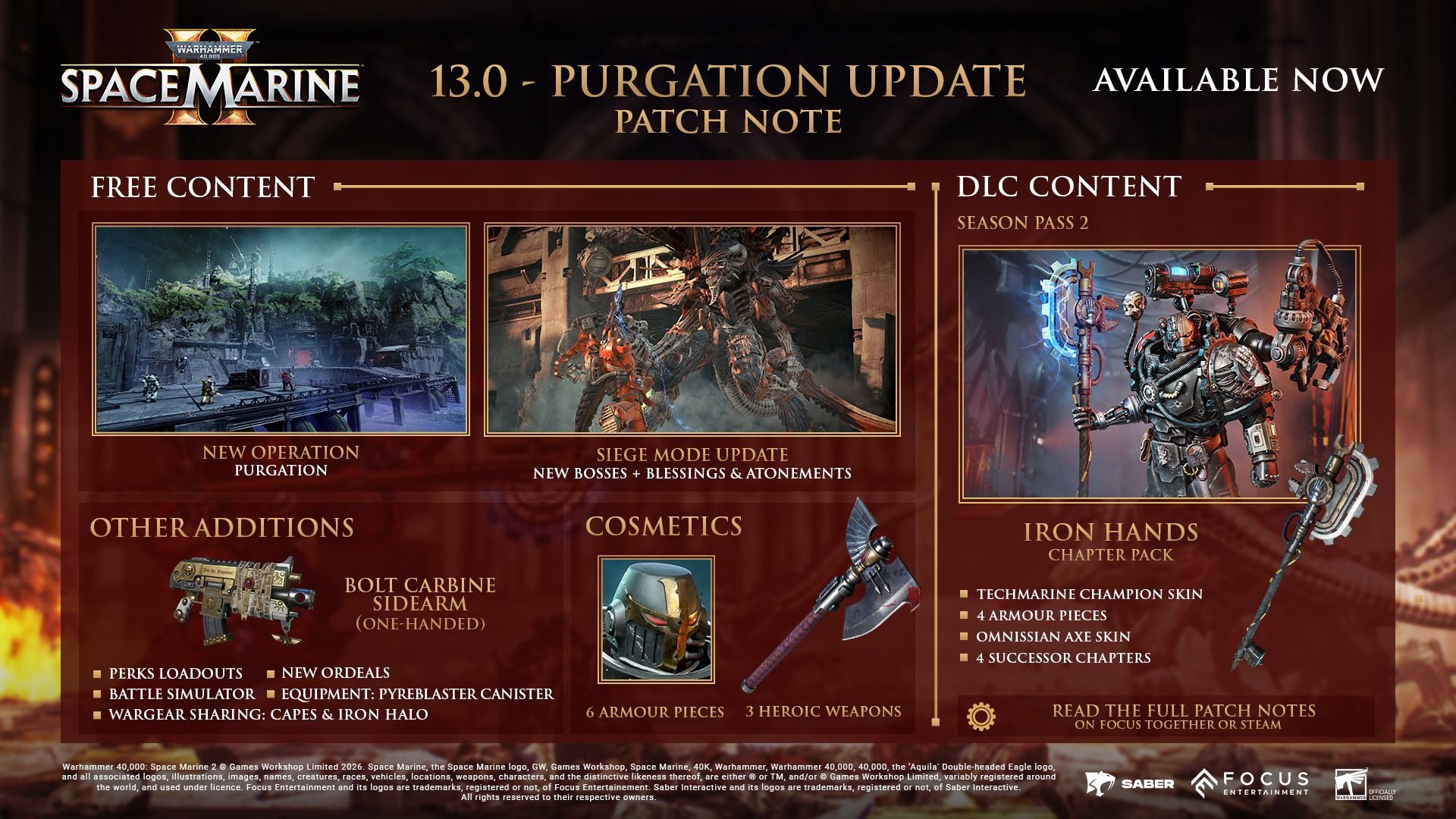 Space Marine 2 Patch 13 Content & Release Date - Latest | GameWatcher