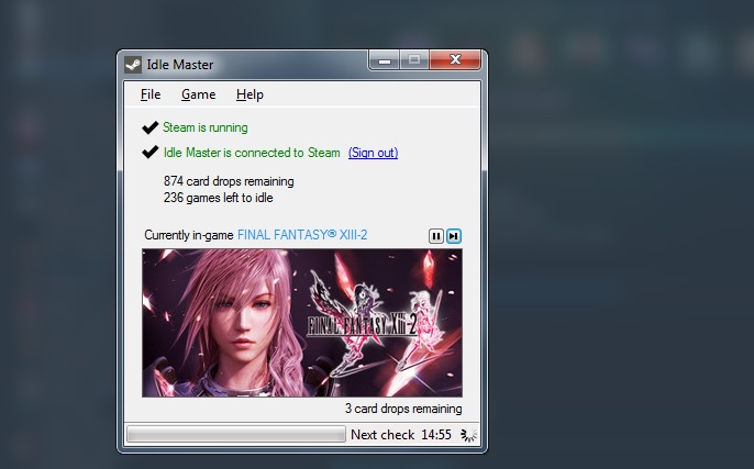 Idle Master is a fire-and-forget Steam Trading Card | GameWatcher