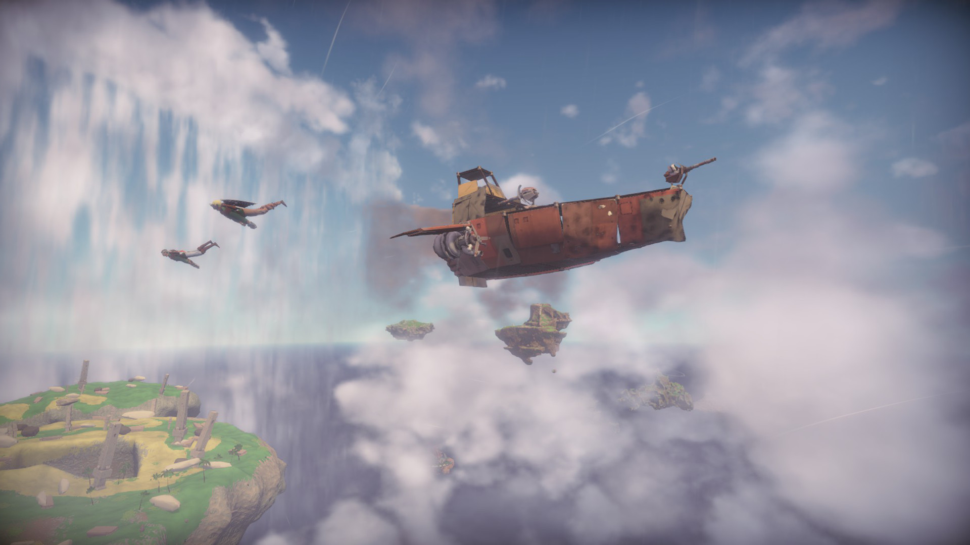 "Community-crafted" skyship MMO Worlds Adrift officially | GameWatcher