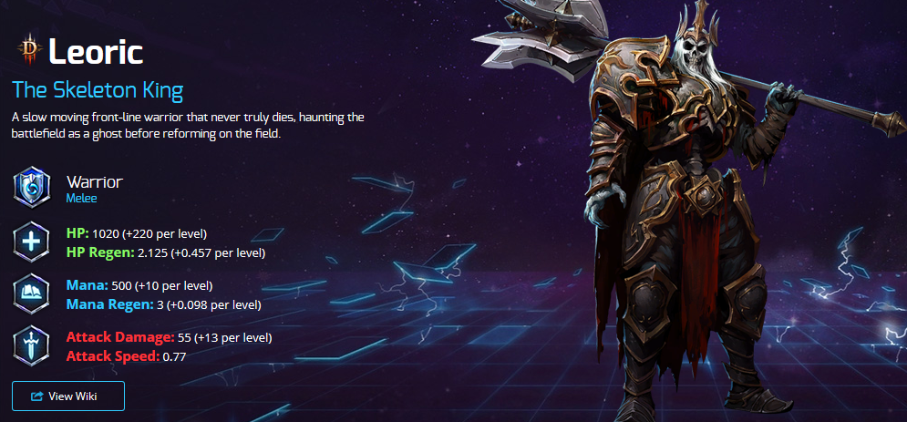 Leoric the Skeleton King is the next character coming to | GameWatcher