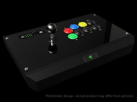 Razer fight stick announced for 360 | GameWatcher