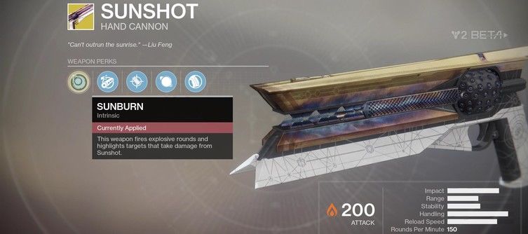 Here's How To Grab The Sunshot Handcannon - A Destiny 2 | GameWatcher