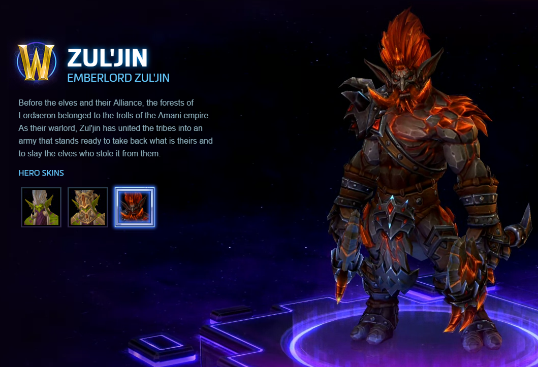 Zul'jin - Warlord of the Amani Trolls - Joins Heroes of | GameWatcher