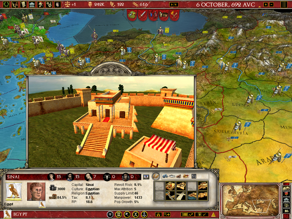 Europa Universalis: Rome Demo released | GameWatcher