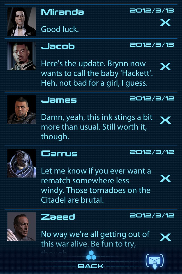 Mass Effect 3 Datapad iOS app is retired | GameWatcher