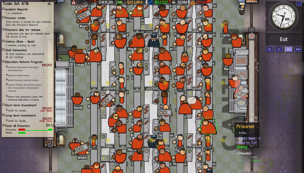 Introversion bring Prison Architect to Alpha 27, no more | GameWatcher