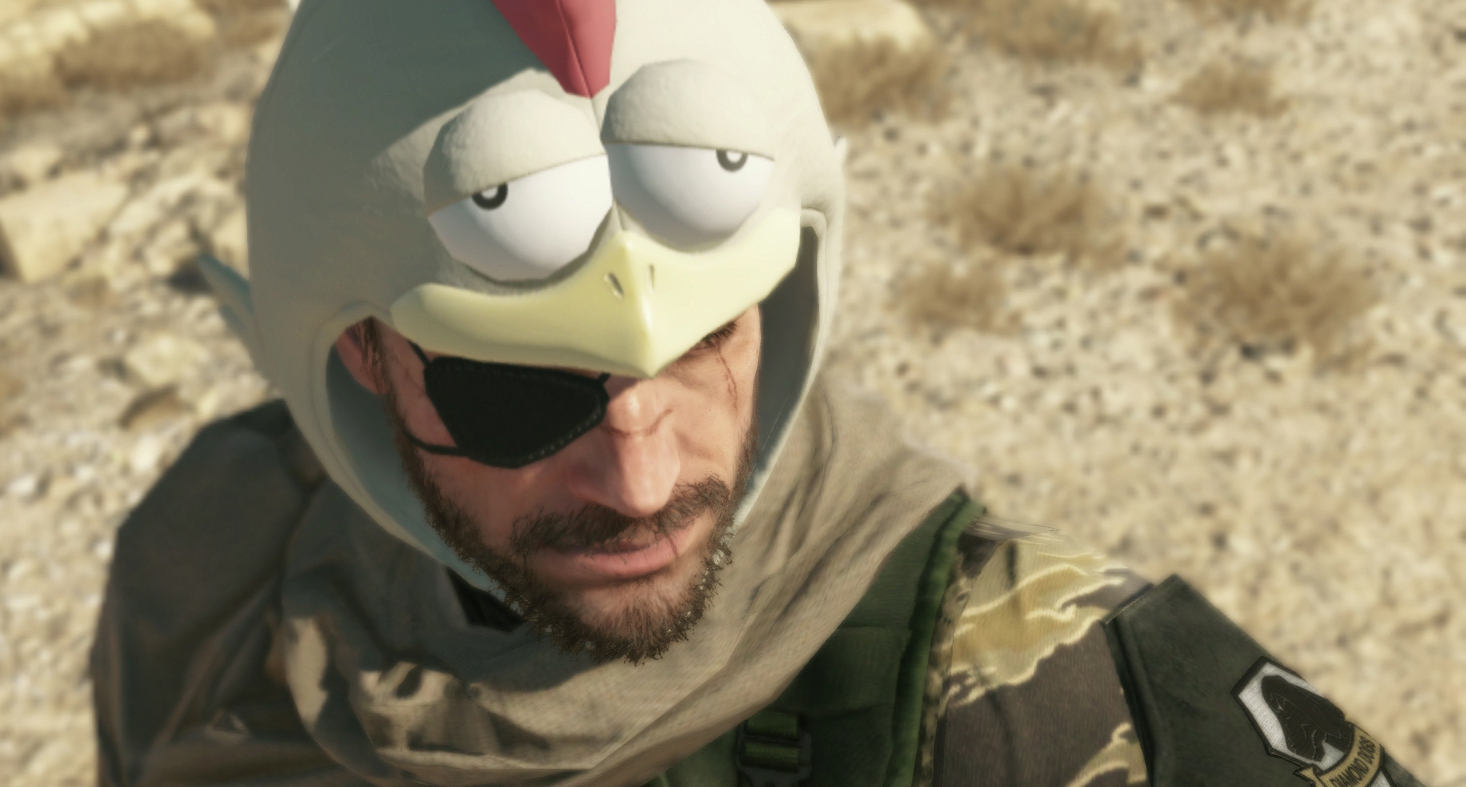 Konami explains chicken hat in Metal Gear Solid 5, wear | GameWatcher
