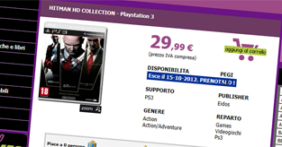 PS3 to receive Hitman HD Collection | GameWatcher