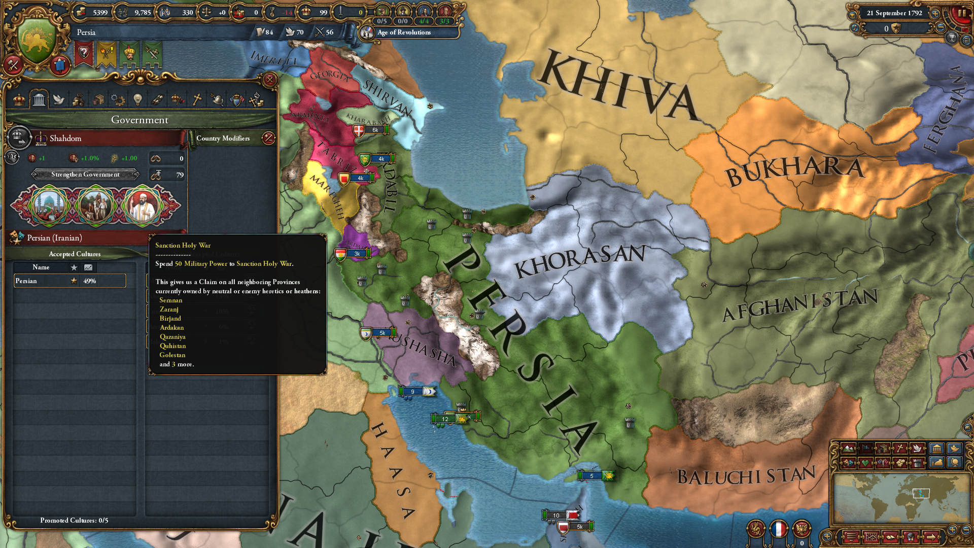 Europa Universalis IV: Cradle of Civilization Changes A | GameWatcher