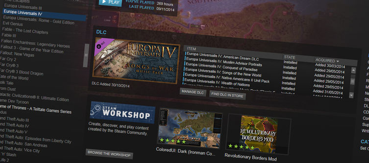 Latest Steam Beta client includes 'DLC management' in | GameWatcher