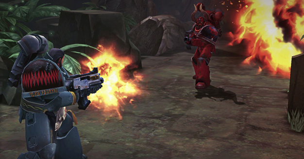 Warhammer 40,000: Space Wolf turn-based collectible card | GameWatcher