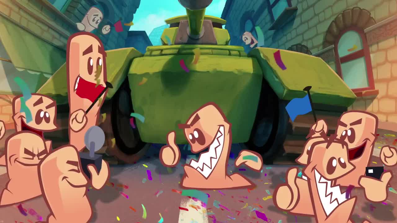 Worms W.M.D. PC Official Trailers | GameWatcher